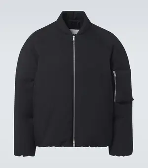 JIL SANDER Oversized Gabardine Down Jacket
