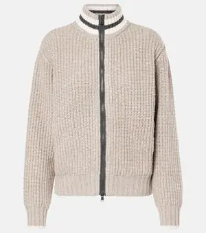 Brunello Cucinelli Wool Zip-up Cardigan
