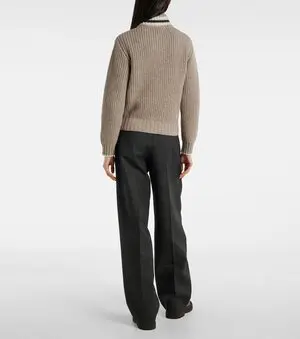 Brunello Cucinelli Wool Zip-up Cardigan