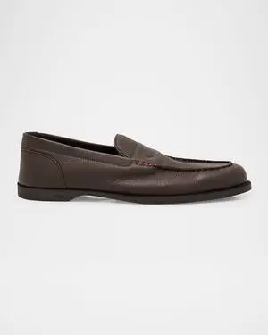 Contrast Stitching Loafers For Men