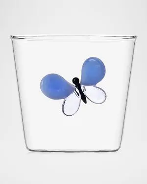 ICHENDORF MILANO Garden Picnic Tumbler, 12 Oz. Blue Butterfly