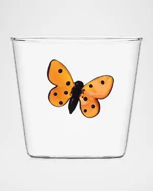 ICHENDORF MILANO Garden Picnic Tumbler, 12 Oz. Red Butterfly