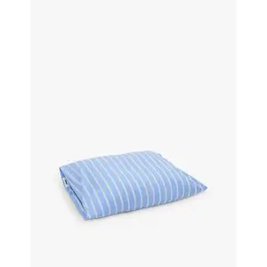 TEKLA Percale Double Cotton Pillow Sham 50cm X 75cm - Island Blue Stripes