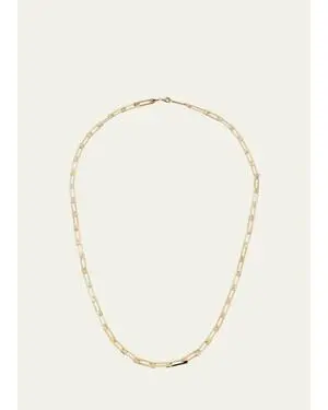 Lana Jewelry 14k Yellow Interlocking Rectangle Necklace