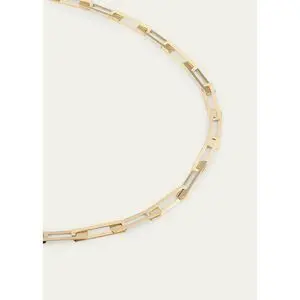 Lana Jewelry 14k Yellow Interlocking Rectangle Necklace