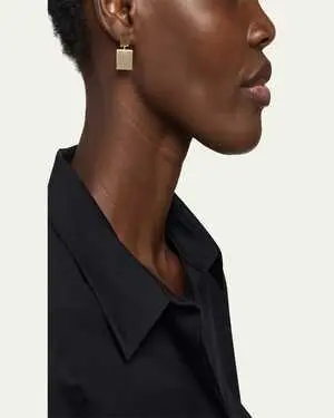 Lana Jewelry 14k Yellow Double Square Dangle Earrings