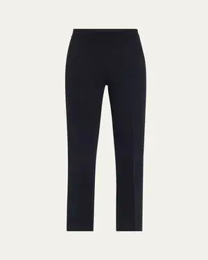 HIGH SPORT Cropped Kick Flare Pants - Navy