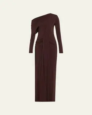 jason wu one shoulder dress Jason Wu One Shoulder Belted Floral Mini Dress w/ Belt Size M cotton NWOT
