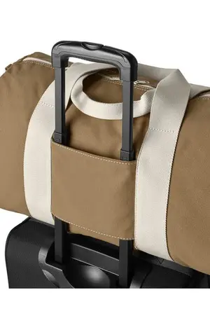 LANDS' END Canvas Weekender Duffle Bag - Rich Camel