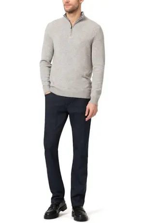 34 Heritage Courage Stretch Twill Straight Leg Pants - Navy Fancy
