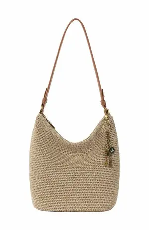 THE SAK Sequoia Crochet Hobo Bag - Bamboo Static
