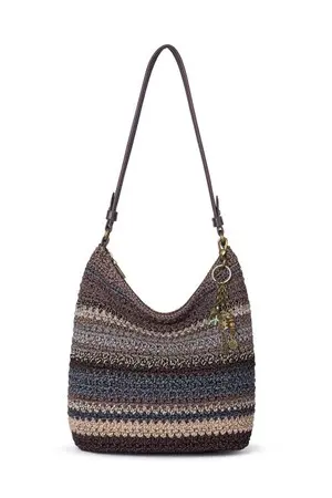 THE SAK Sequoia Crochet Hobo Bag - Mahogany