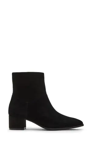 Blondo Arena Pointed Toe Waterproof Bootie - Black Suede