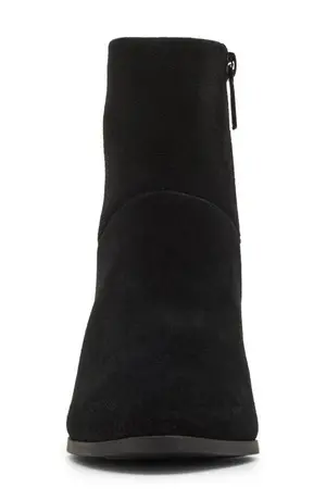 Blondo Arena Pointed Toe Waterproof Bootie - Black Suede