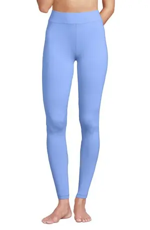 LANDS' END Baselayer Thermaskin Pants - Clear Blue Sky