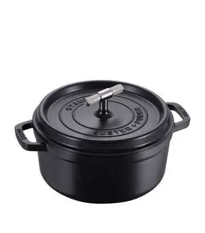 STAUB X Buster + Punch Cocotte With Steel Knob - Black