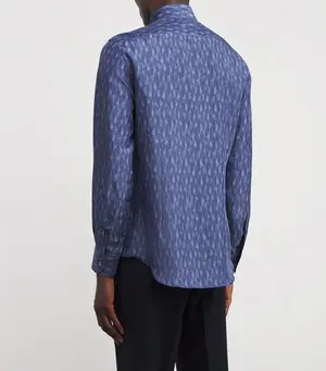 Corneliani Silk Printed Shirt
