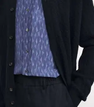 Corneliani Silk Printed Shirt