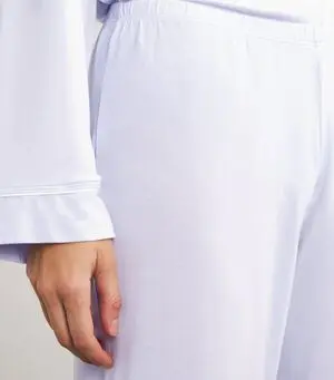 Eberjey Gisele Long Piped Pyjama Set - Blue