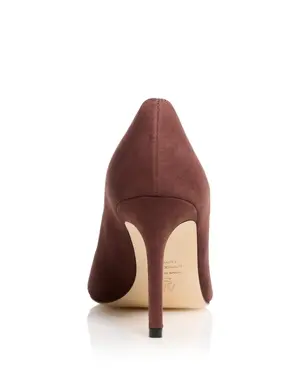 STUART WEITZMAN Power 85 Pumps - Dark Oak Suede