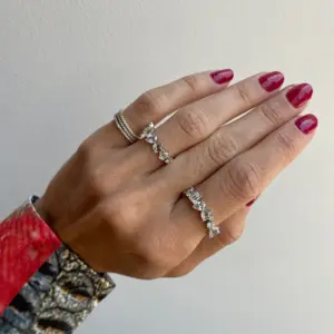 Stephanie Gottlieb Multi Shape Diamond Band Size