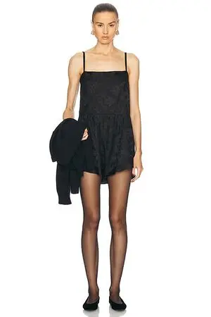 BODE Football Jacquard Teddy Romper