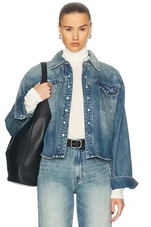 GRLFRND Michaela Denim Shirt