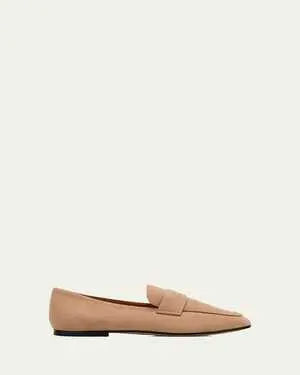 TOD'S Suede Bar Loafers - Brown