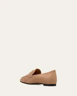 TOD'S Suede Bar Loafers
