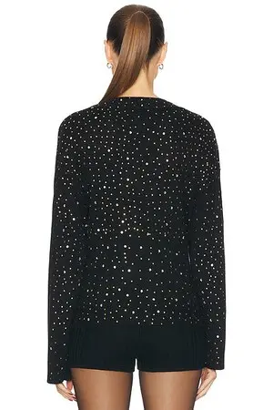 BODE Embellished Oak Wrap Cardigan
