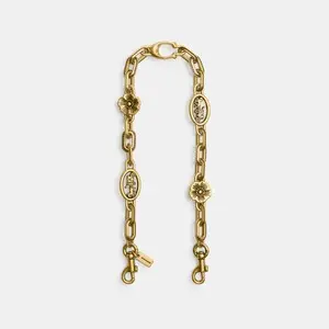 COACH Horse And Carriage Chain Strap - Brass/brass