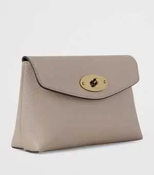 Mulberry Darley Leather Cosmetic Pouch - Neutral