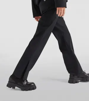 Prada Split-detail Trousers