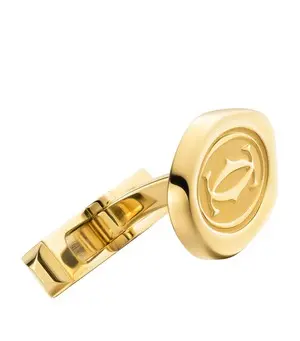 Cartier Yellow Wax Seal Cufflinks