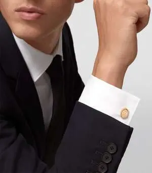 Cartier Yellow Wax Seal Cufflinks
