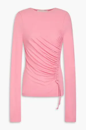 RÓHE Ruched Jersey Top