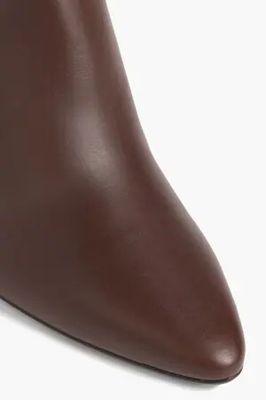 Co Name Leather Ankle Boots - Brown