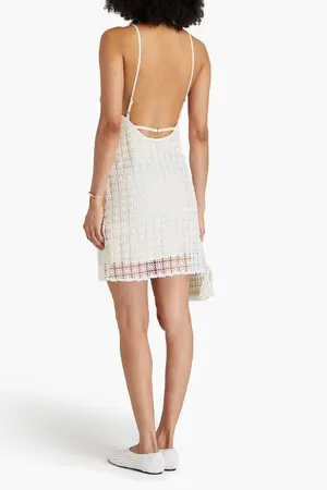 RÓHE Macramé Mini Dress
