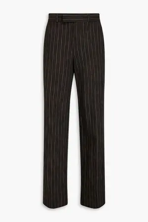 RÓHE Pinstriped Cotton-blend Tweed Pants