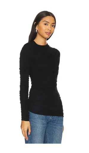 AGOLDE Tania Twist Tee - Black
