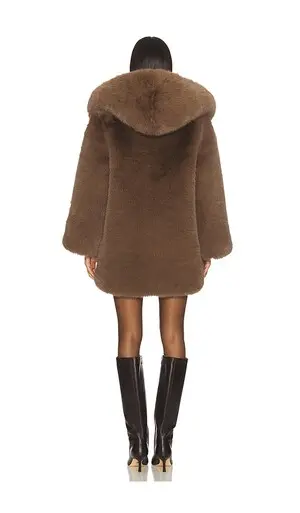 Giuseppe Di Morabito Faux Fur Coat - Camel