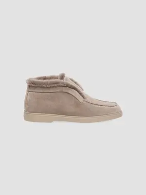 Santoni Fortune Suede Booties