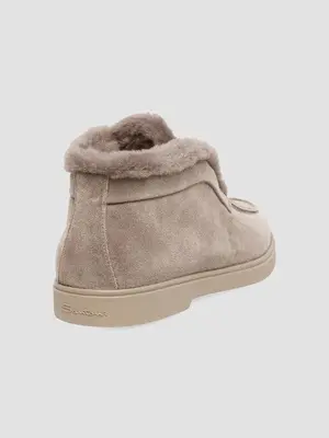 Santoni Fortune Suede Booties