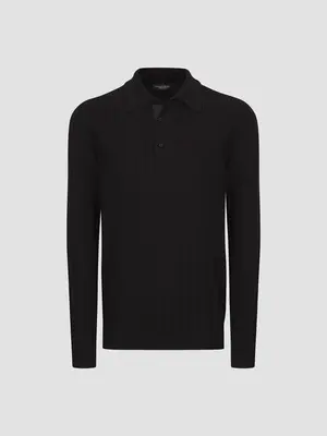 Stefano Ricci Three-button Polo Shirt Black