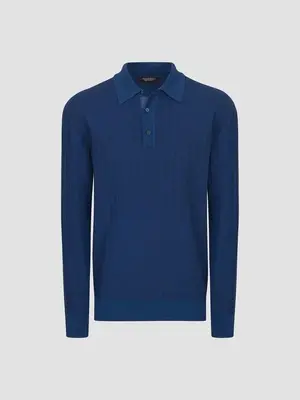 Stefano Ricci Three-button Polo Shirt - Navy