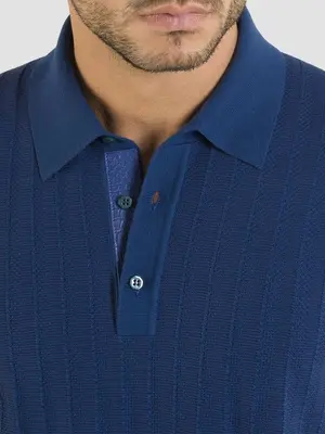 Stefano Ricci Three-button Polo Shirt - Navy