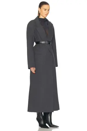 Norma Kamali Oversized Double Breasted Coat