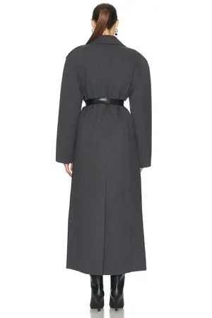 Norma Kamali Oversized Double Breasted Coat
