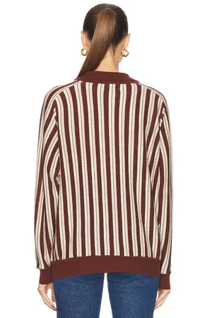BODE Hogan Stripe Polo Sweater