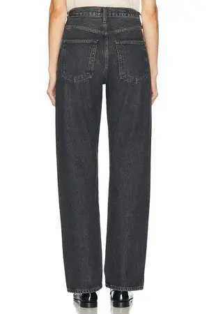 AGOLDE Kelly High Rise Relaxed Straight Jeans - Eclipse